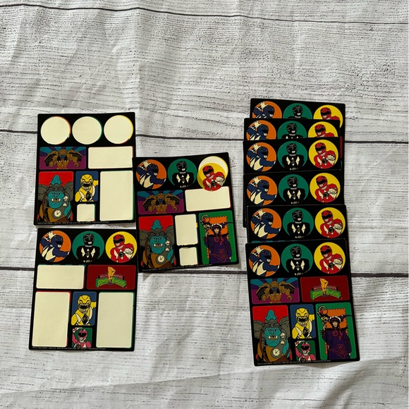 Office | Vintage 1993 Power Rangers Sticker Sheet Lot | Poshmark